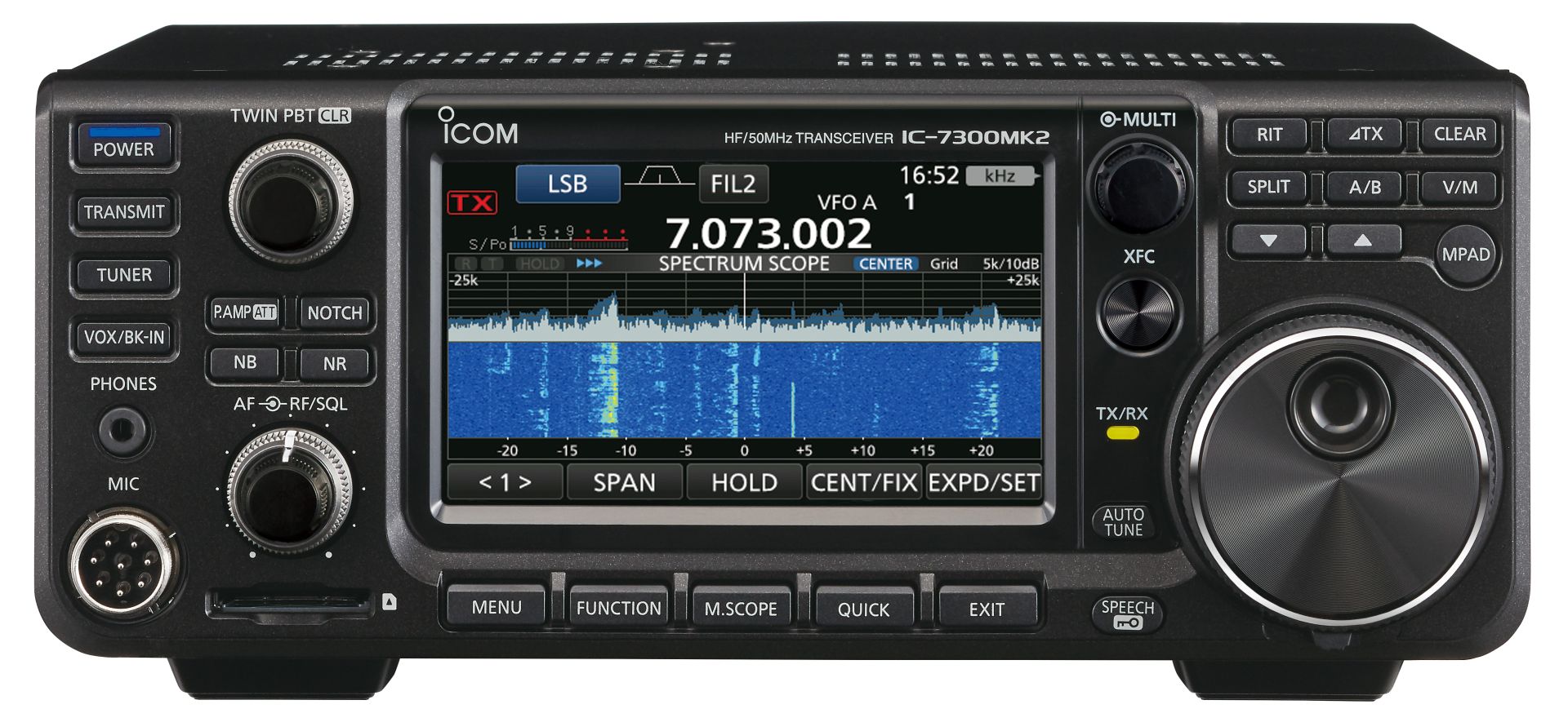 Icom IC-7300 MK2 - KW/50/70 MHz RF Direct Sampling System Transceiver