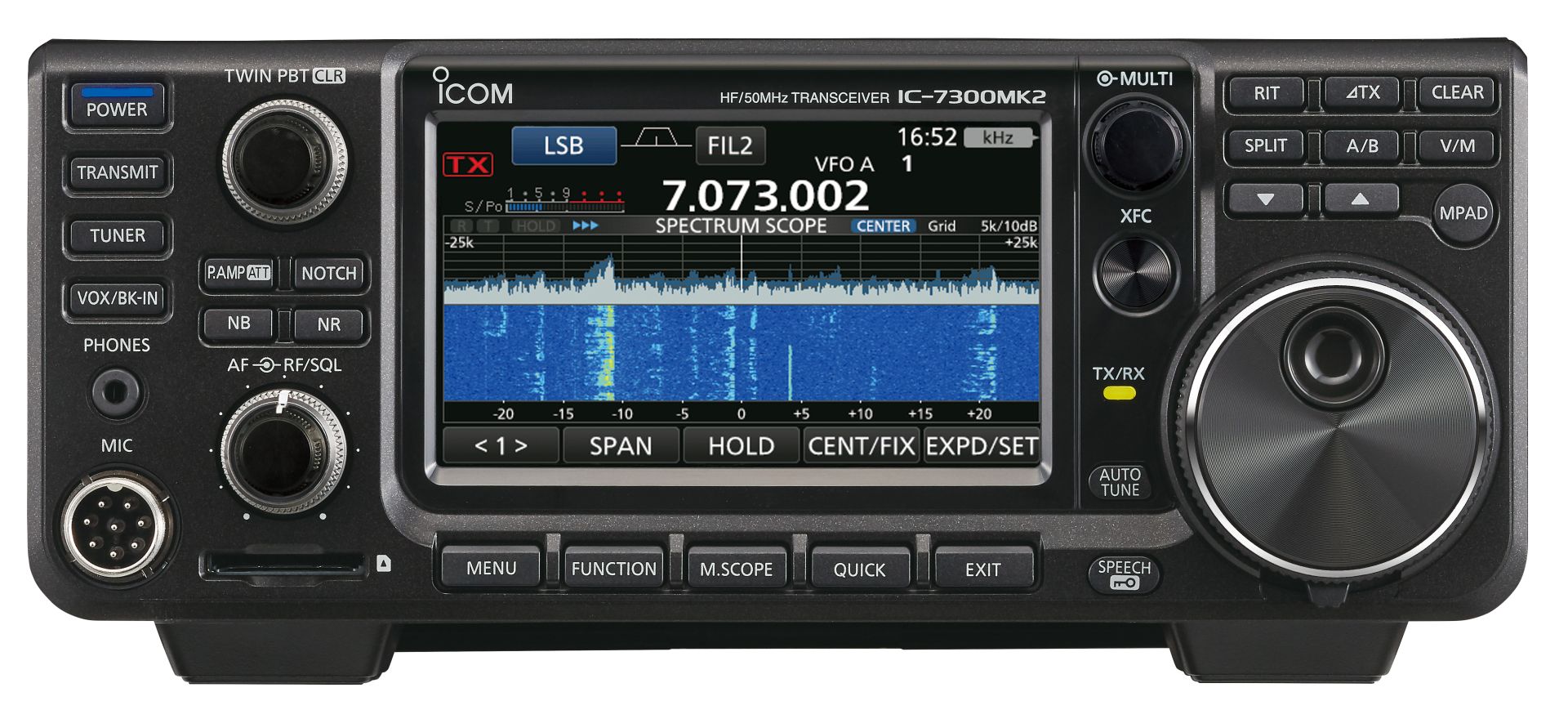 Icom IC-7300 MK2 - KW/50/70 MHz RF Direct Sampling System Transceiver